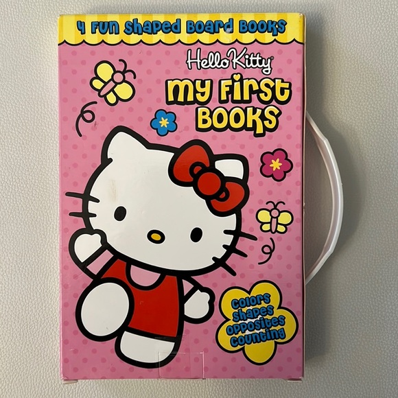 Sanrio | Other | Hello Kitty My First Books Set Of 4 Fun Shaped Board ...